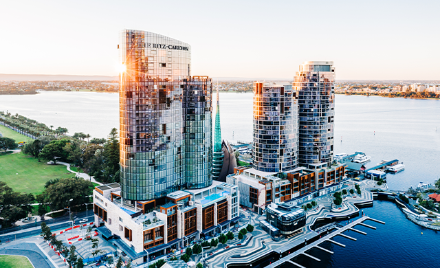 Artful and Well-Appointed Hotels Lands in Perth, Australia