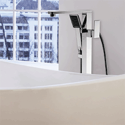 FST01SS Freestanding Tub Faucet from Lenova | Hospitality Design