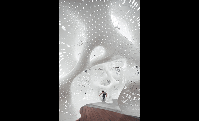 Marc Fornes Creates Large-Scale Installation Boolean Operator